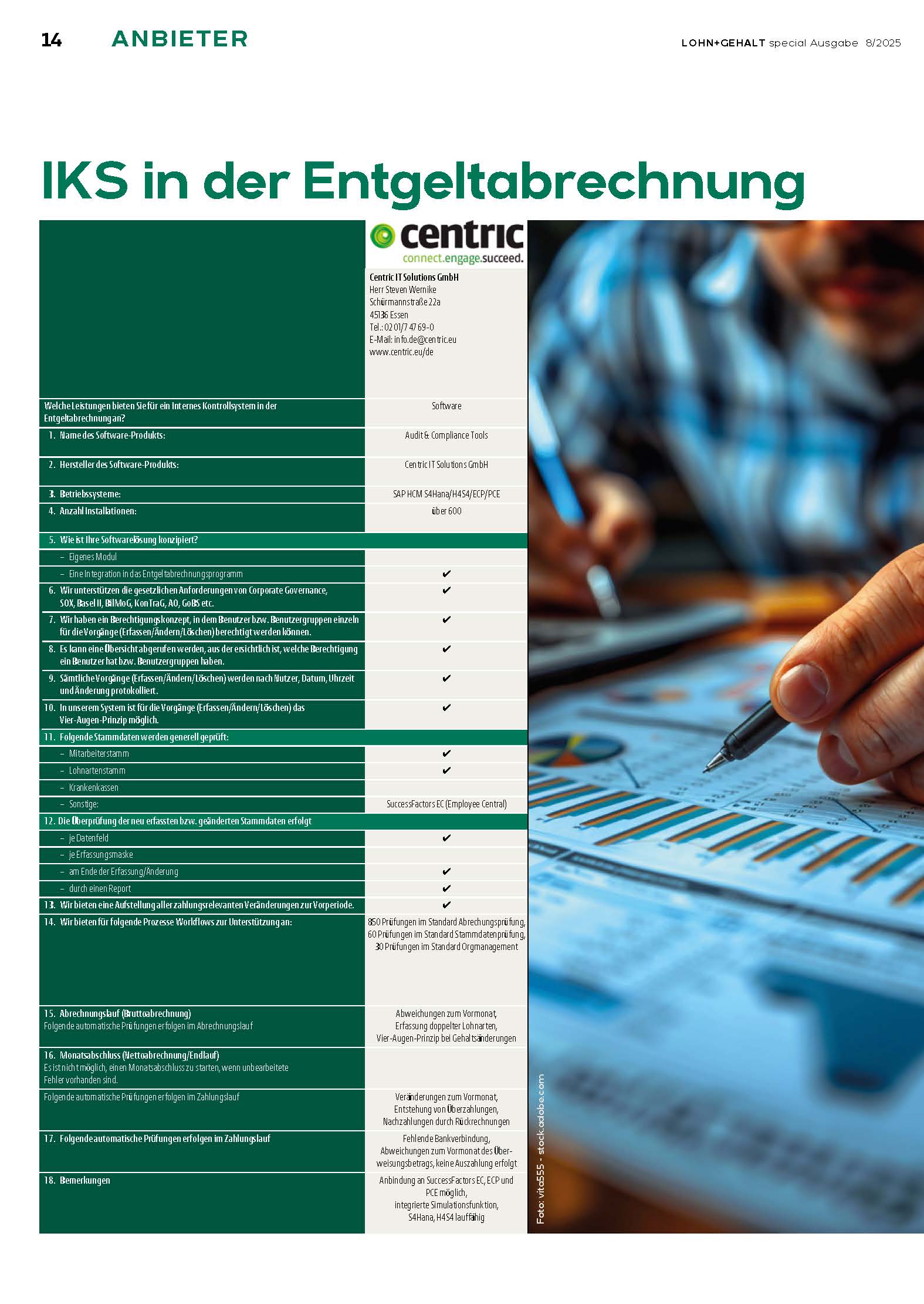IKS in der Entgeltabrechnung - LOHN + GEHALT