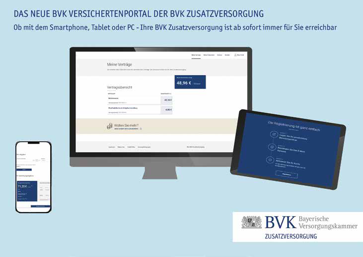 Das neue Versicherten-Portal der BVK Zusatzversorgung - LOHN + GEHALT